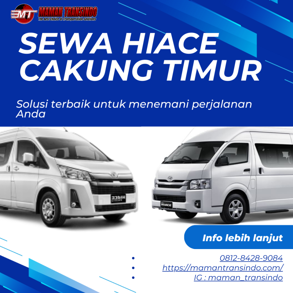 SEWA HIACE CAKUNG TIMUR - Maman Transindo